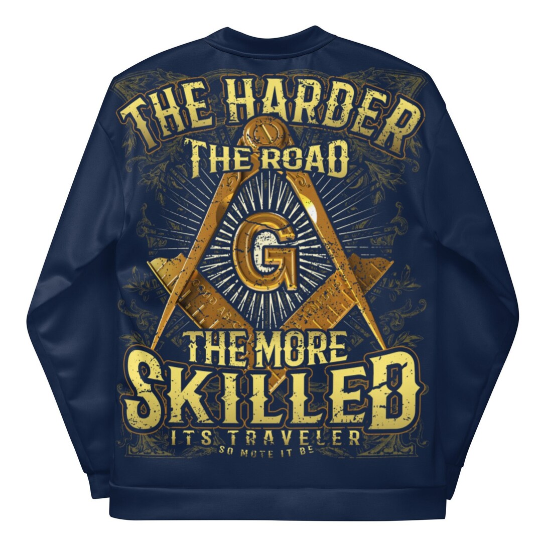 Masonic Bomber Jacket, Freemason Bomber Jacket, Harder Road Square ...