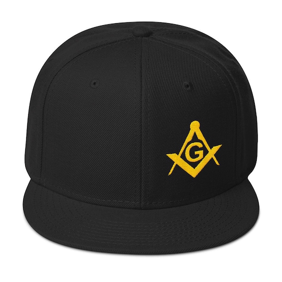 Masonic Snapback Hat Freemason Hat | Etsy