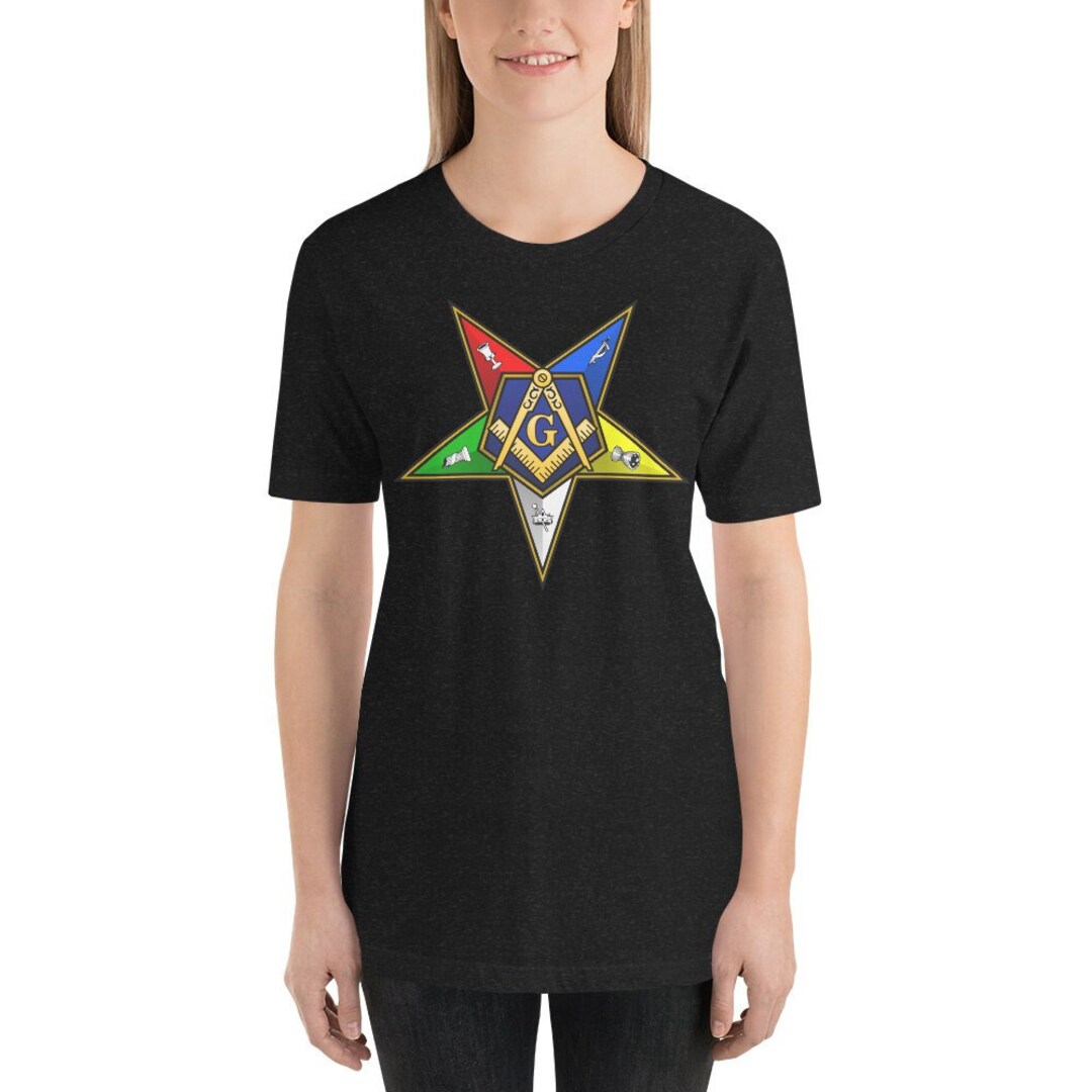 OES Shirt, Order of the Eastern Star Masonic Freemason Square & Compass ...