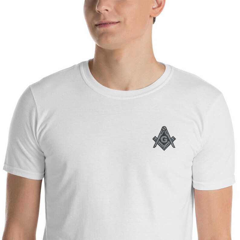 Masonic Embroidered Shirt Freemason Shirt - Etsy
