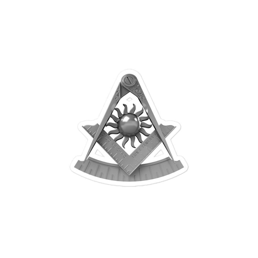 Masonic Past Master Sticker, Freemason Sticker Decal Emblem - Etsy