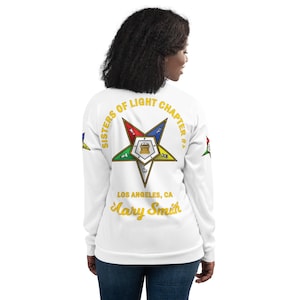 Personalized OES Eastern Star Jacket, Custom Order of the Eastern Star ...