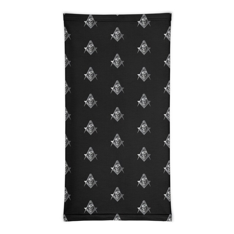 Masonic Freemason Face Mask, Face Cover, Neck Gaiter, Masonic Accessory ...