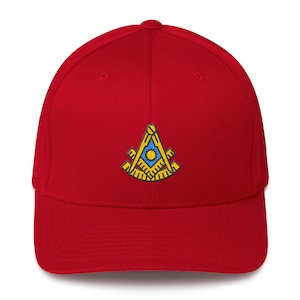Masonic Past Master Flexfit Hat, Freemason Hat - Etsy