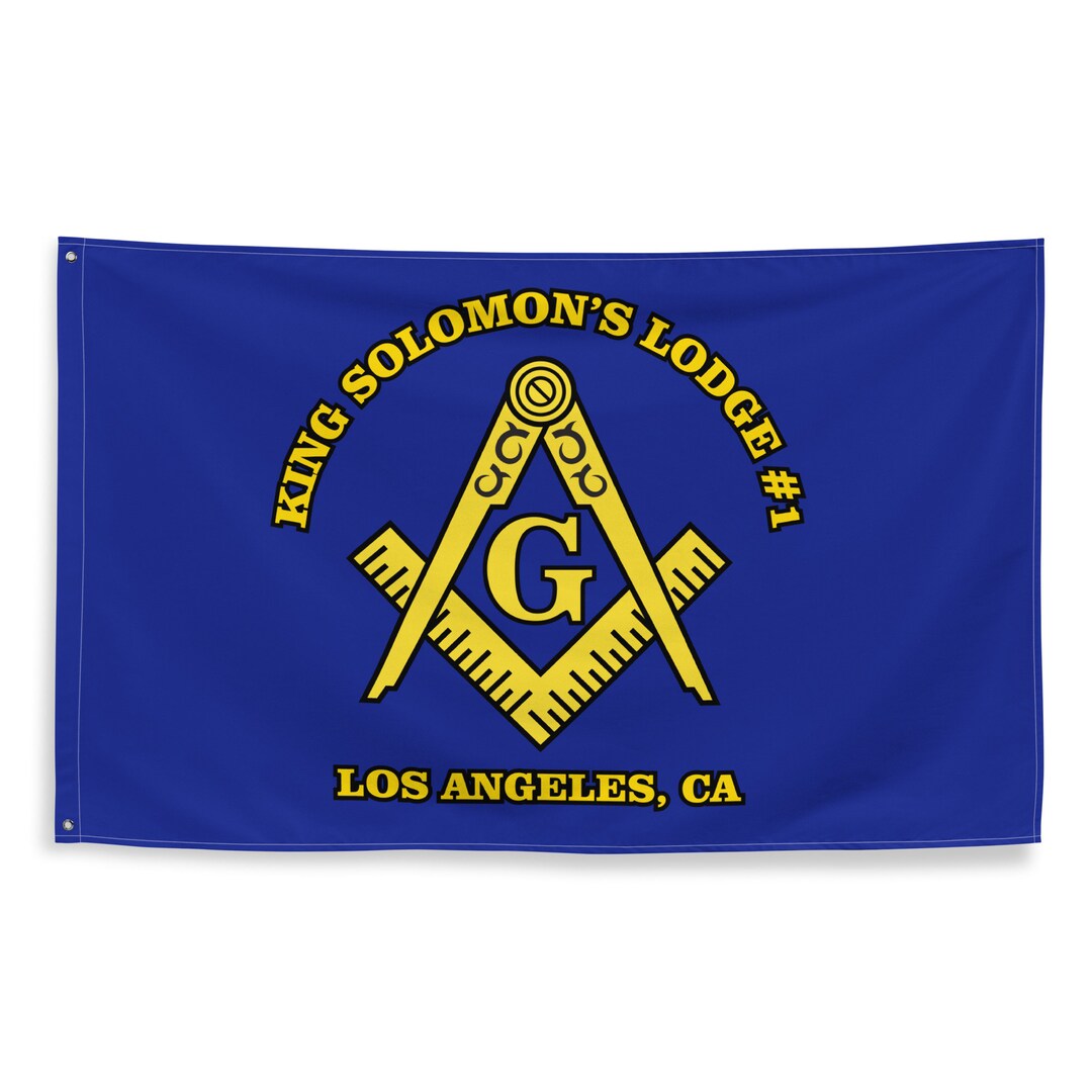 Personalized Masonic Freemason Flag, Custom Square and Compass Banner ...