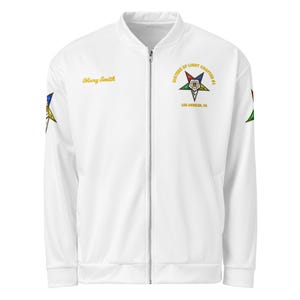 Personalized OES Eastern Star Jacket, Custom Order of the Eastern Star ...