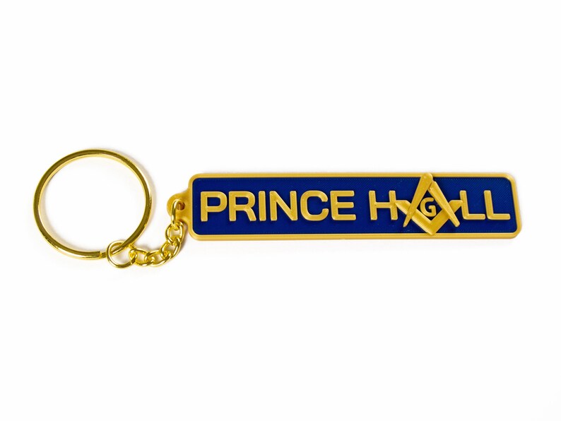 Masonic Freemason Keychain PRINCE HALL 3D Printed - Etsy