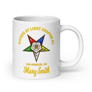 Personalized OES Coffee Mug, Order of the Eastern Star Cup, 11oz-15oz ...