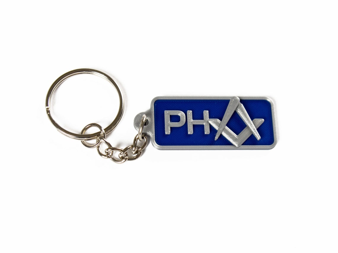 Masonic Freemason Keychain PHA PRINCE HALL 3D Printed - Etsy