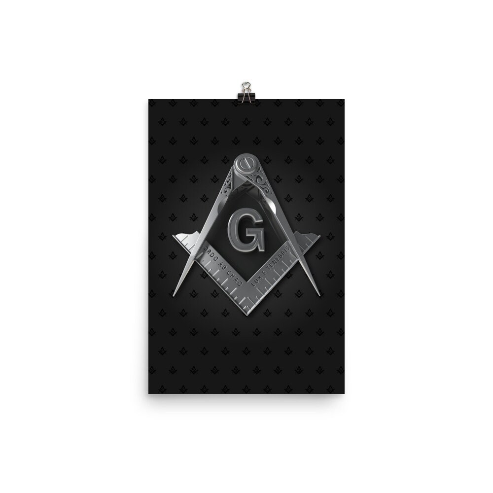 Masonic Poster Freemason Poster | Etsy