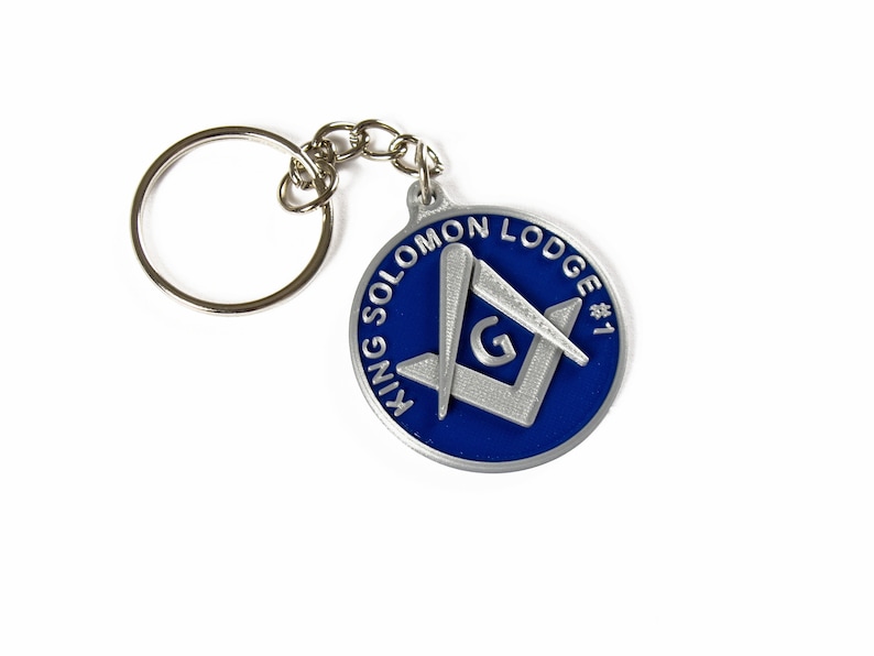 Masonic Freemason Keychain 3D Printed Custom Personalized - Etsy