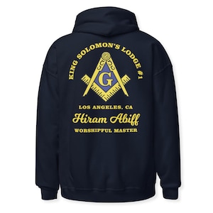 Personalized Masonic Hoodie, Custom Square & Compass Hoodie, Freemason ...