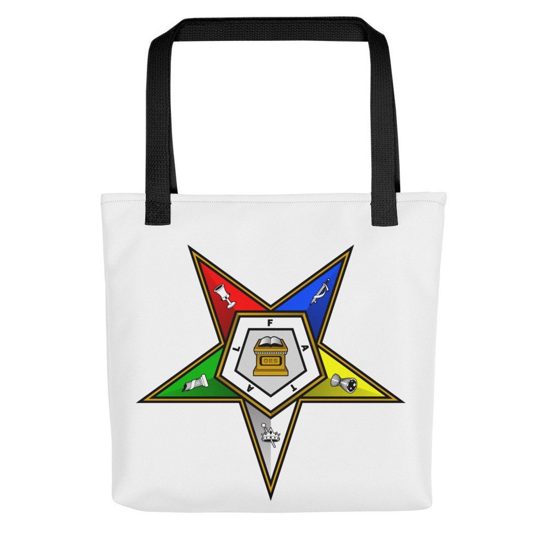 OES Bag, Order of the Eastern Star Tote Bag With Handle - Etsy