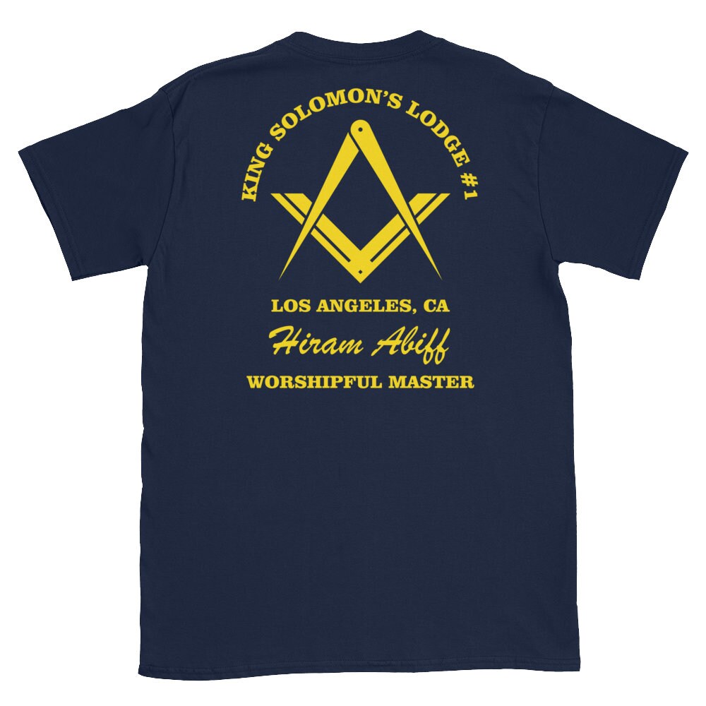Masonic Custom Shirt Gold Square & Compass Front and Back | Etsy