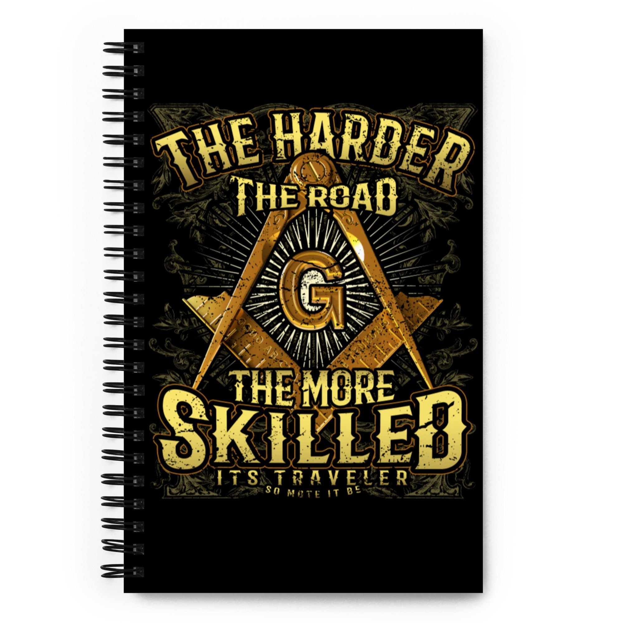 Masonic Spiral Notebook Freemason Harder Road - Etsy