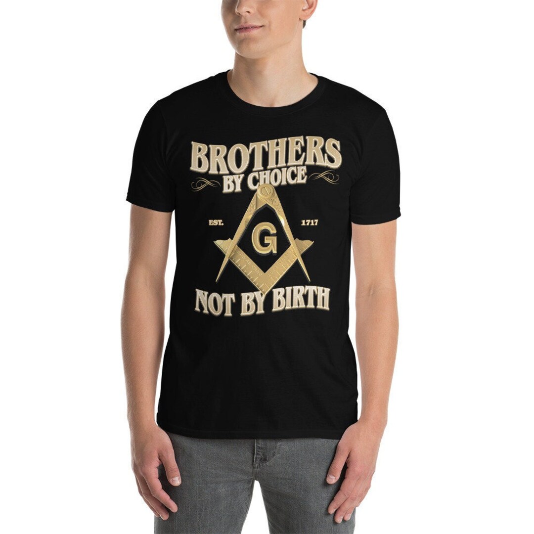 Masonic Shirt, Brothers by Choice Square & Compass, Freemason Shirt - Etsy