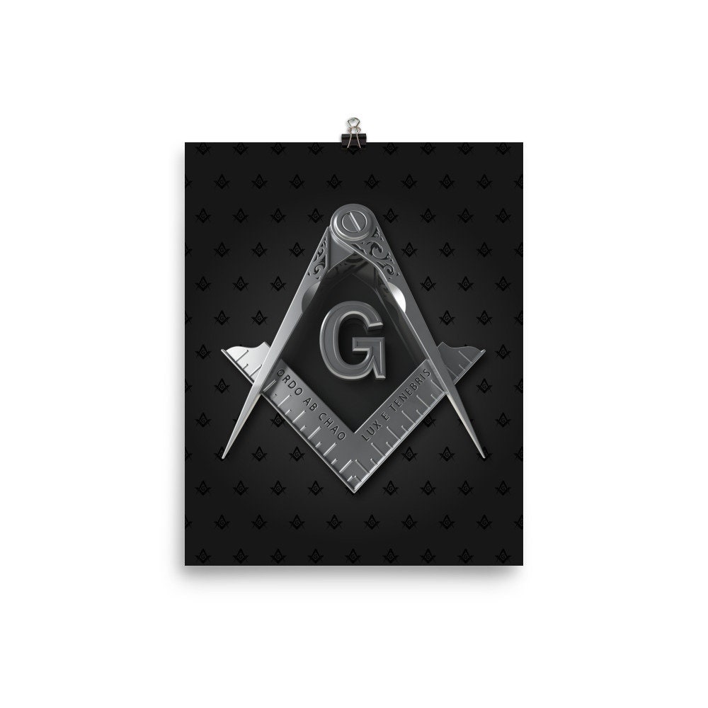 Masonic Poster Freemason Poster | Etsy