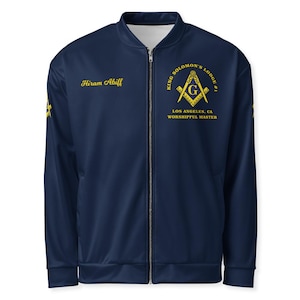 Personalized Masonic Jacket, Custom Freemason Coat, Front Back SM-3XL ...
