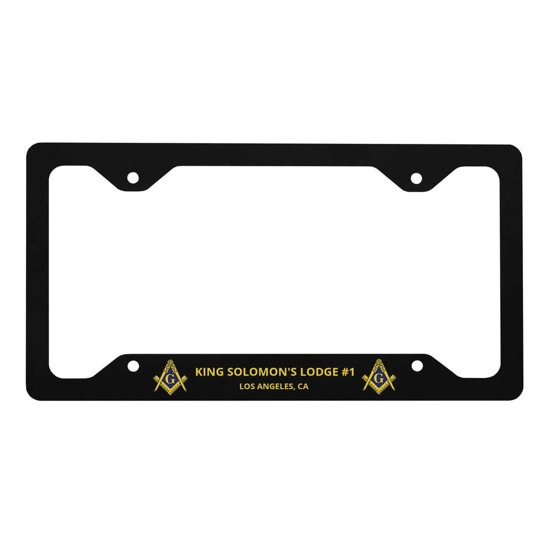 Personalized Masonic License Plate Frame, Custom Freemason Metal ...