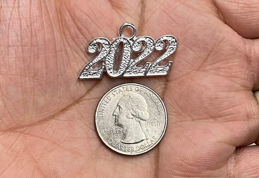 2022 Graduation Charms gold or Silver - Etsy