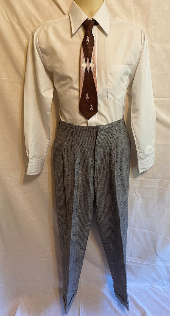 Vintage Early 1950s Silver Fleck Suit Rat Pack - Gem
