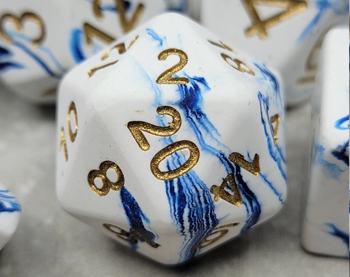 Porcelain Dice Set made to Order - Etsy