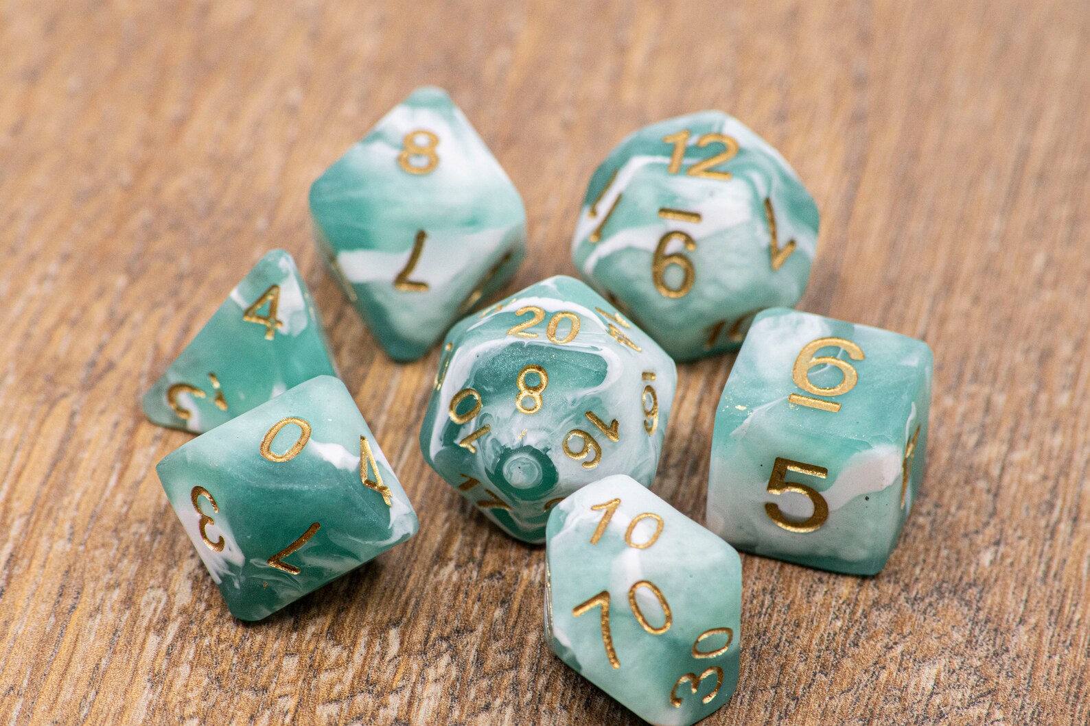 Seastone Dice Set made to Order - Etsy