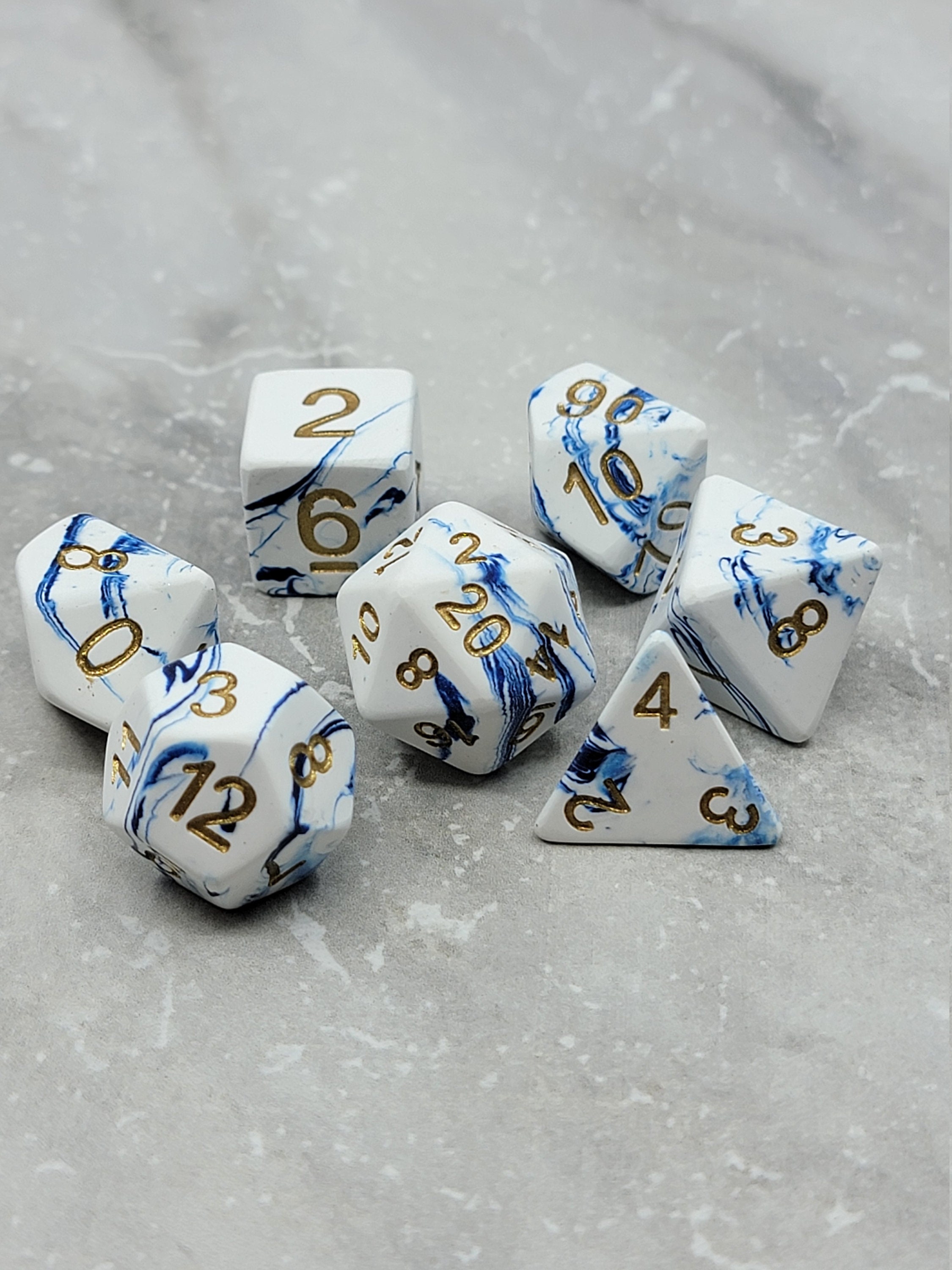 Porcelain Dice Set (made to Order) - Etsy