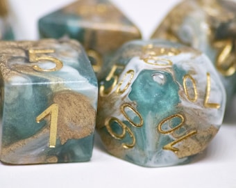 Seastone Dice Set made to Order - Etsy