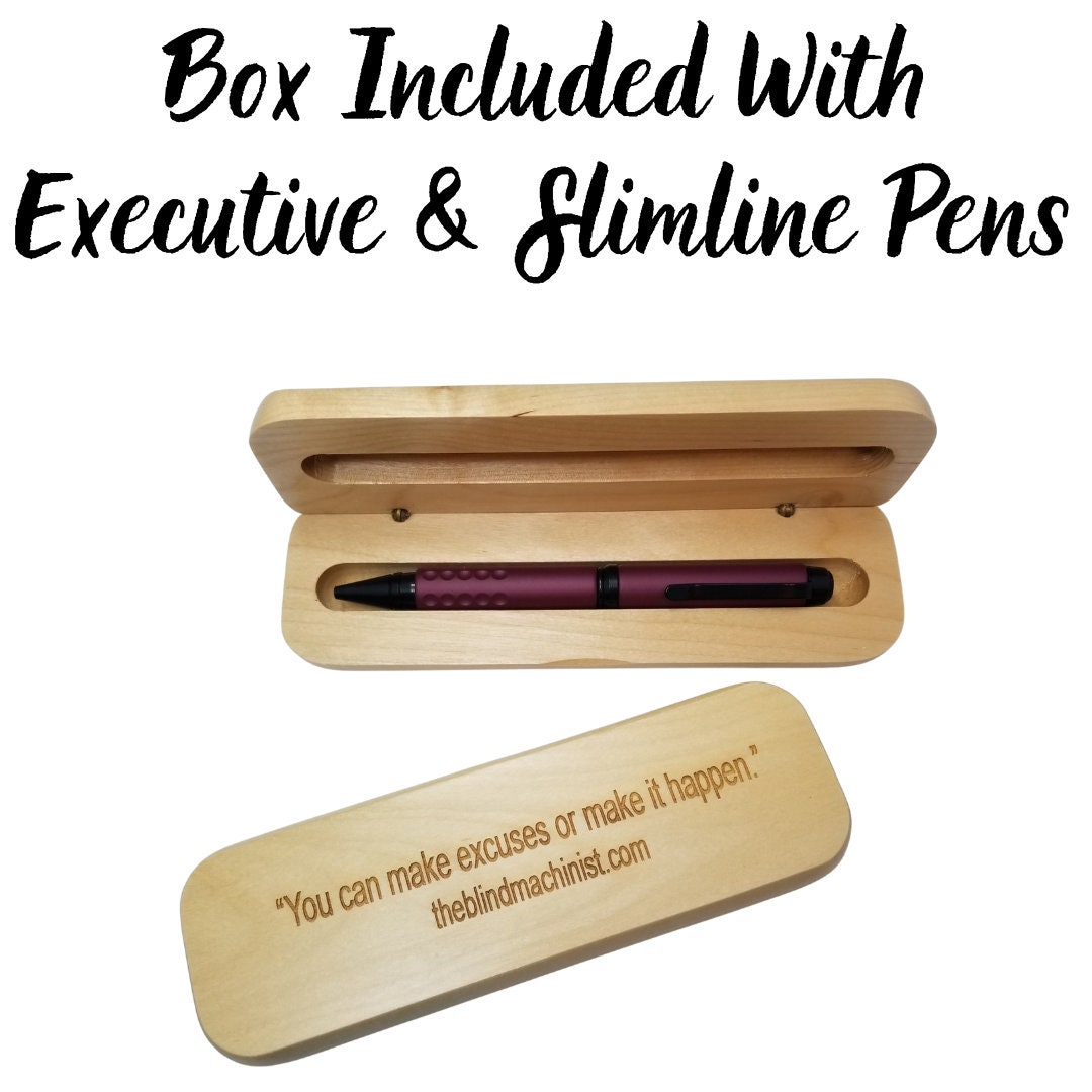 Executive and Slimline Pen Set Hand Machined Pens, EDC Pen Set ...