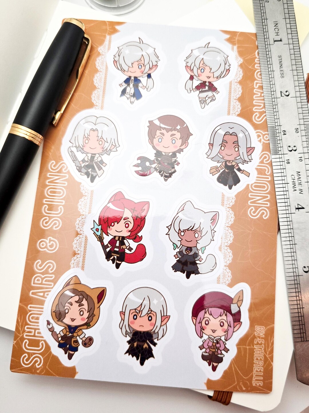 FFXIV Stickersheet | Scions & Scholars - Etsy