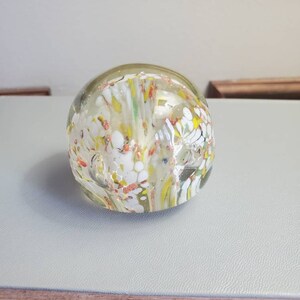 Handblown Glass Paperweight / Vintage Paperweight - Etsy