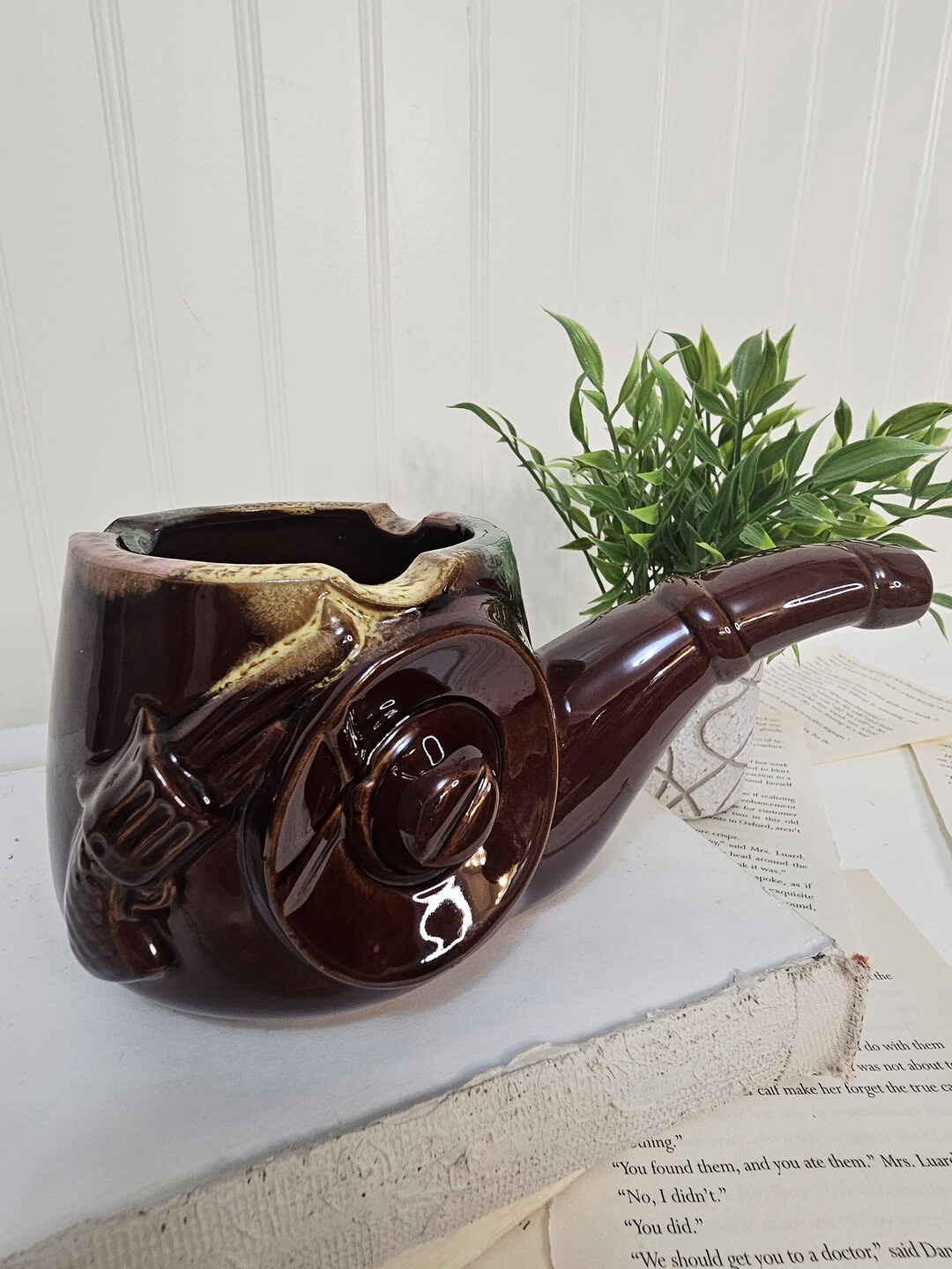 Vintage Western Pipe Shaped Ashtray / Made in Japan - Etsy