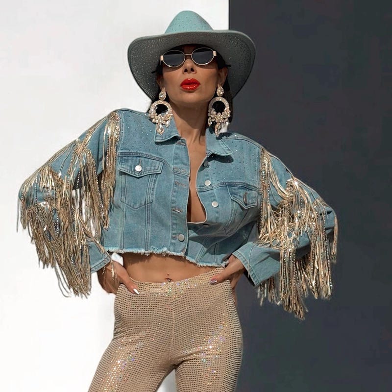 Cowgirl Jacket Bling - Etsy