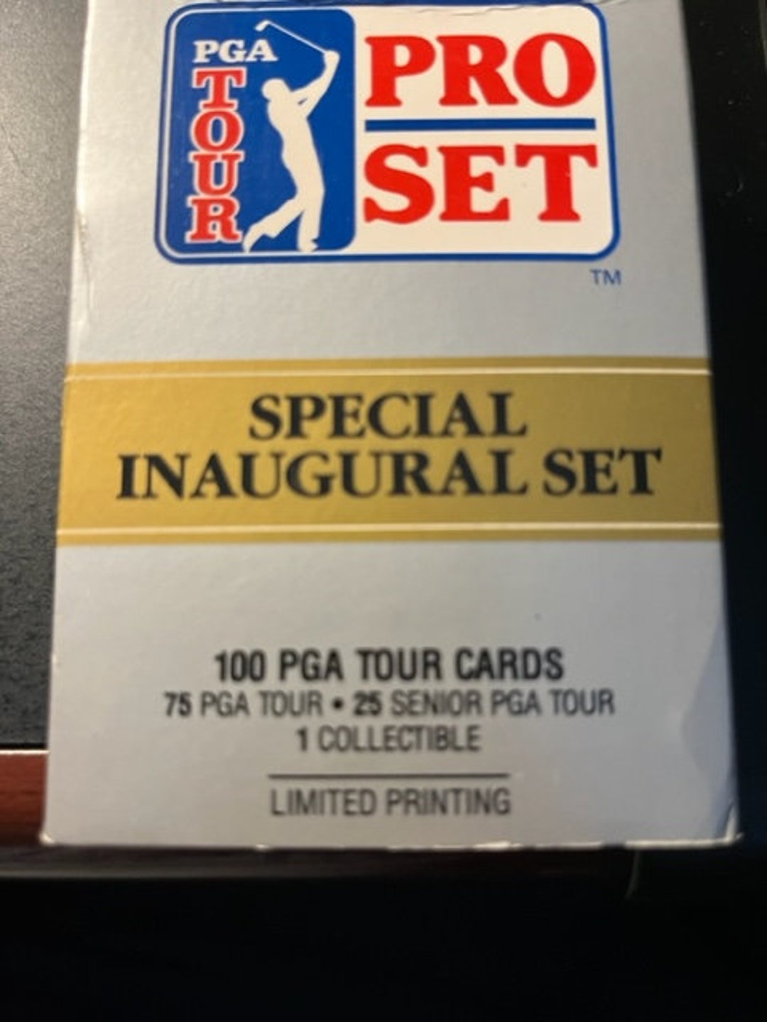 Reduced Price--1990 Inaugural Pro Set Golf Cards-original Box - Etsy