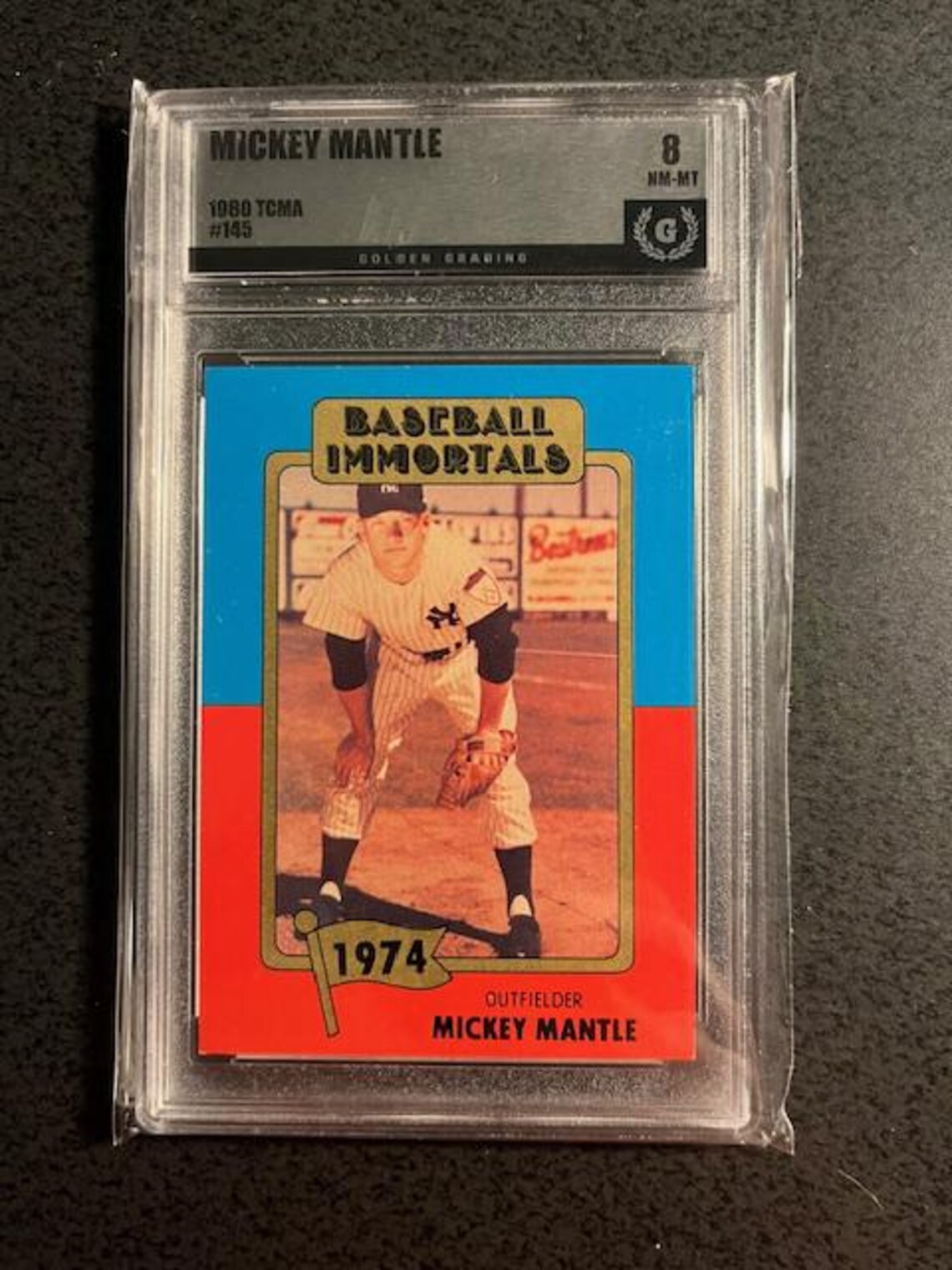 Mickey Mantle, Yankees 1980 TCMA Baseball Immortals Card--graded 8 - Etsy