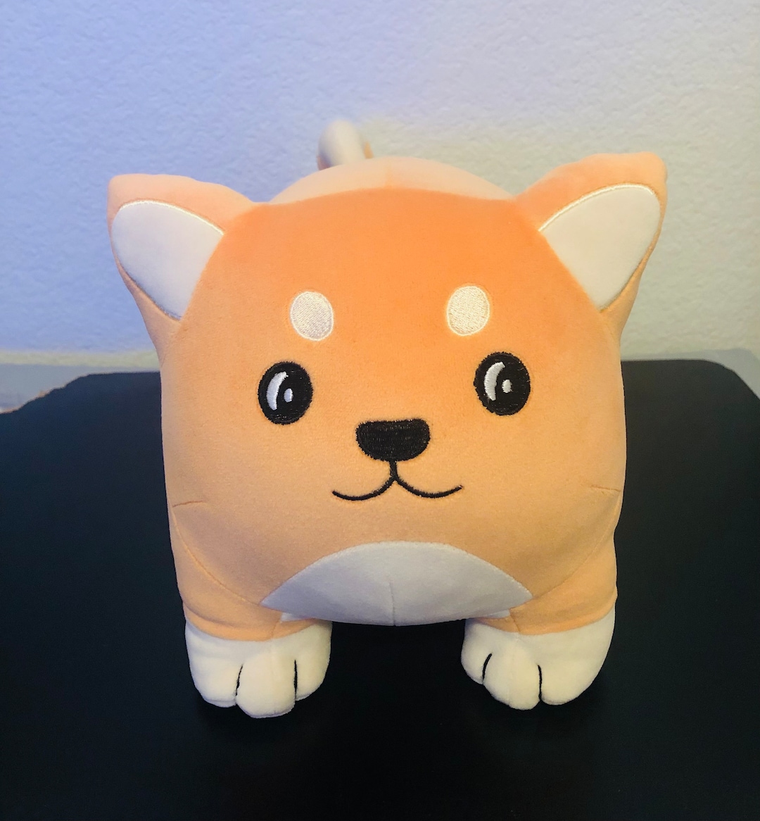 Round Dog Plushie - Etsy
