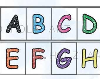 Composition Notebook Printable Bulletin Board Doodle Bubble Letters ...