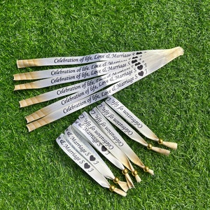 Custom Party Access Entry Wristbands Personalized Logo Bracelet Print ...