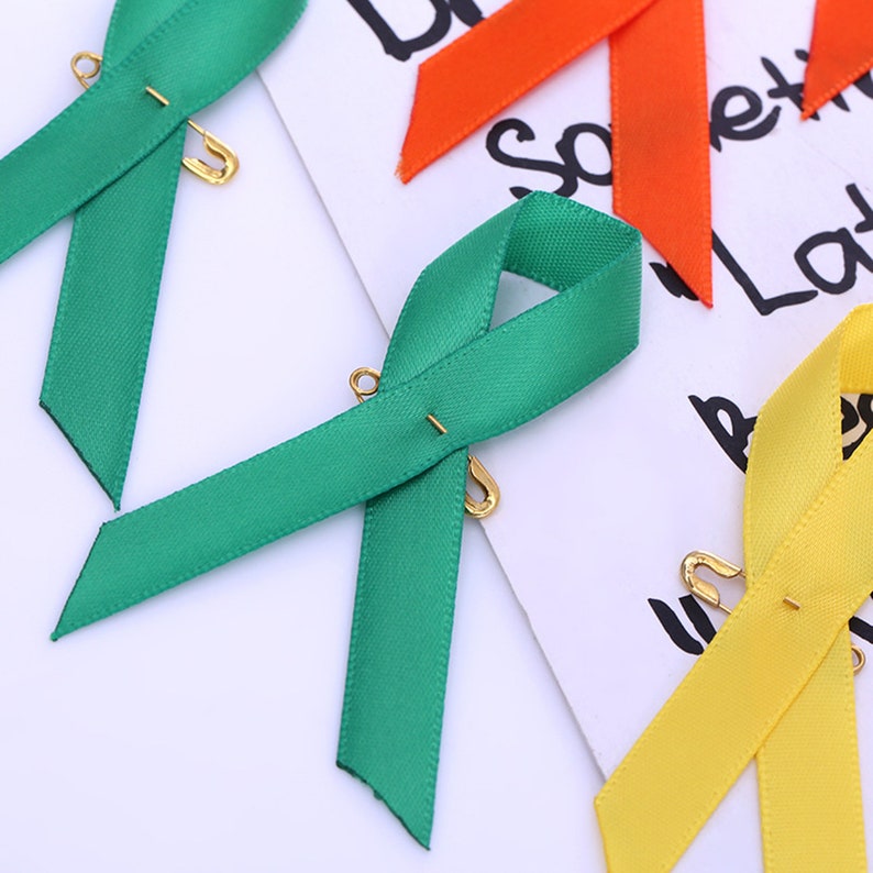 Memorial Ribbons Pinned Custom Awareness Ribbons Custom Made | Etsy Memorial Ribbons Pinned Custom Awareness Ribbons Custom Made | Etsy