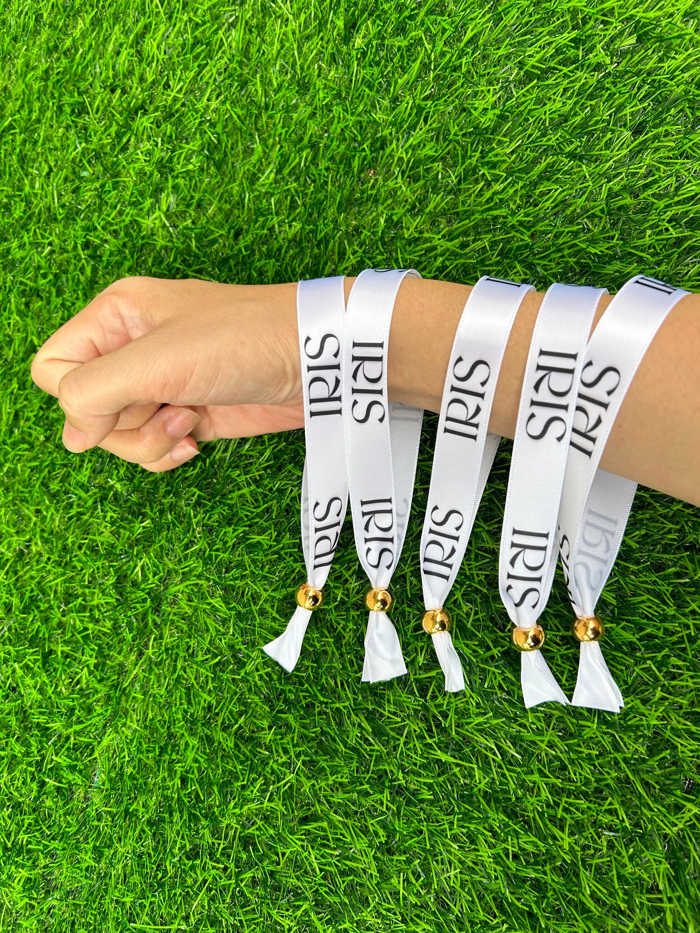 Custom Fabric Wristbands Festival Wedding Bride Favours Fundraiser ...