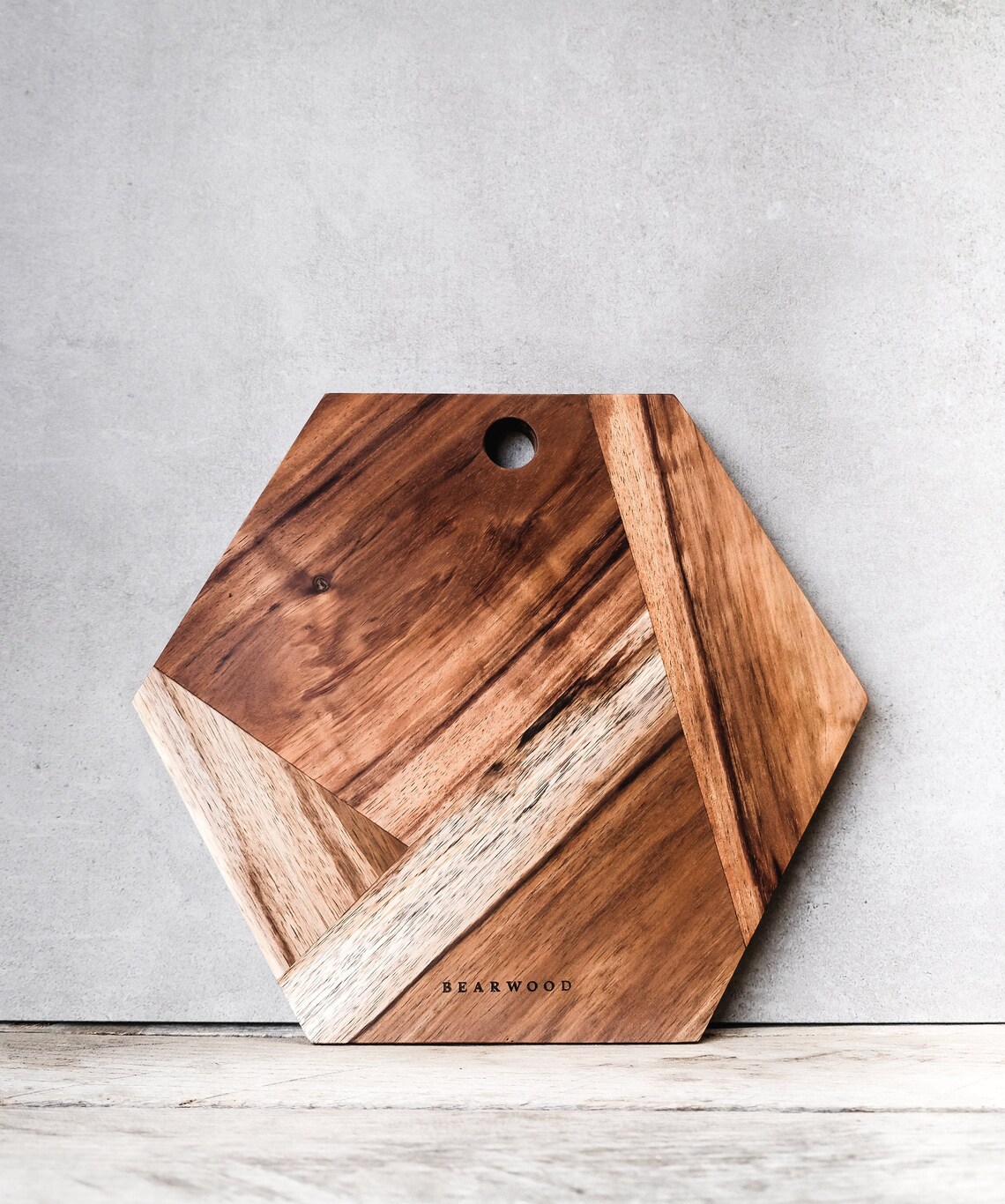 Hexagonal Chopping Serving Board | Etsy