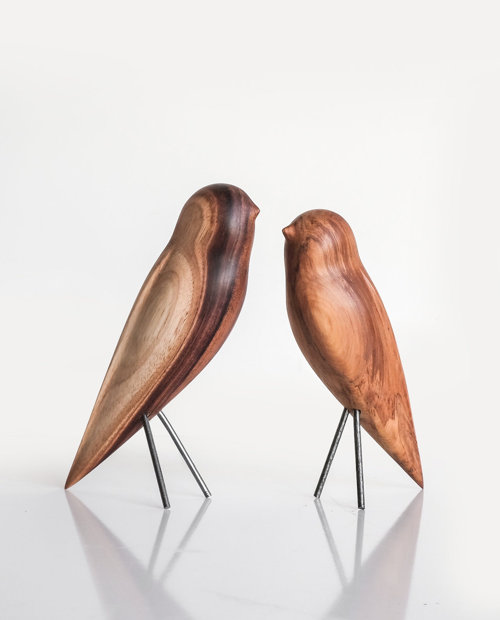 Wooden Robin Bird Sculpture Hand Carved | Etsy