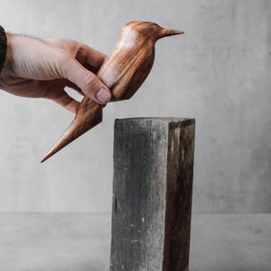 Kingfisher - Carved Wooden Bird Sculpture - Etsy