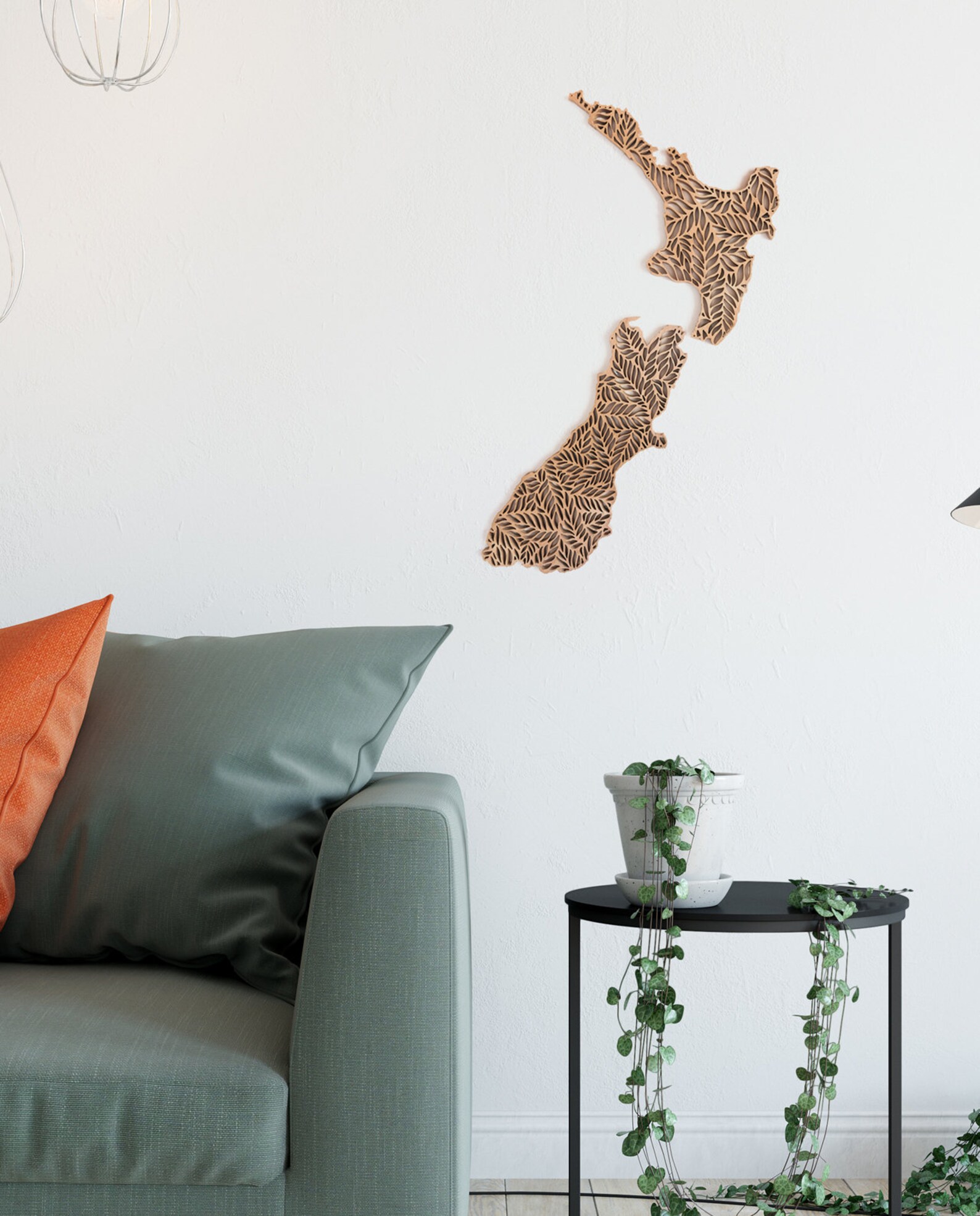 New Zealand Wall Art – Detailed Fern Cut - Etsy