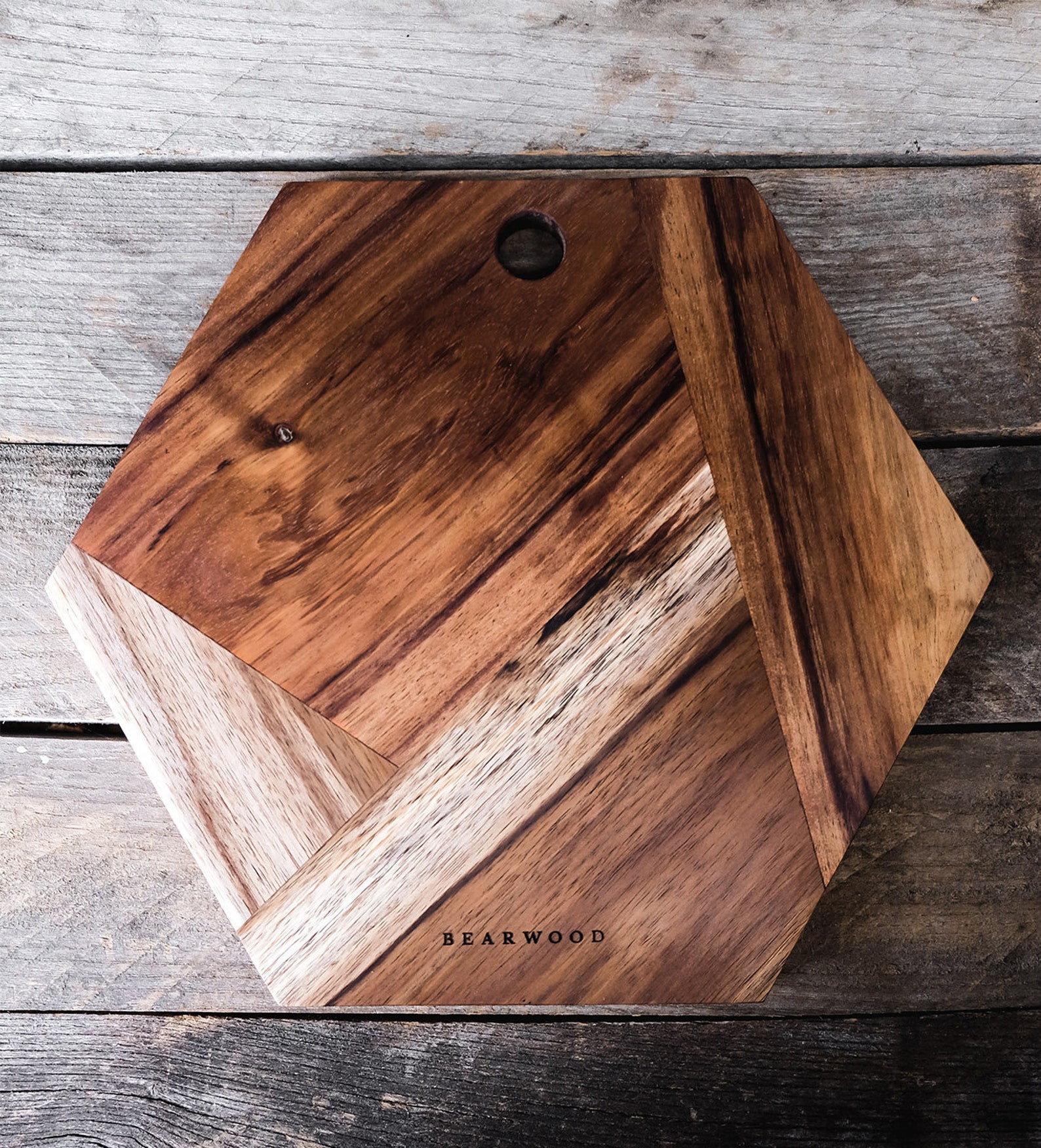 Hexagonal Chopping Serving Board | Etsy