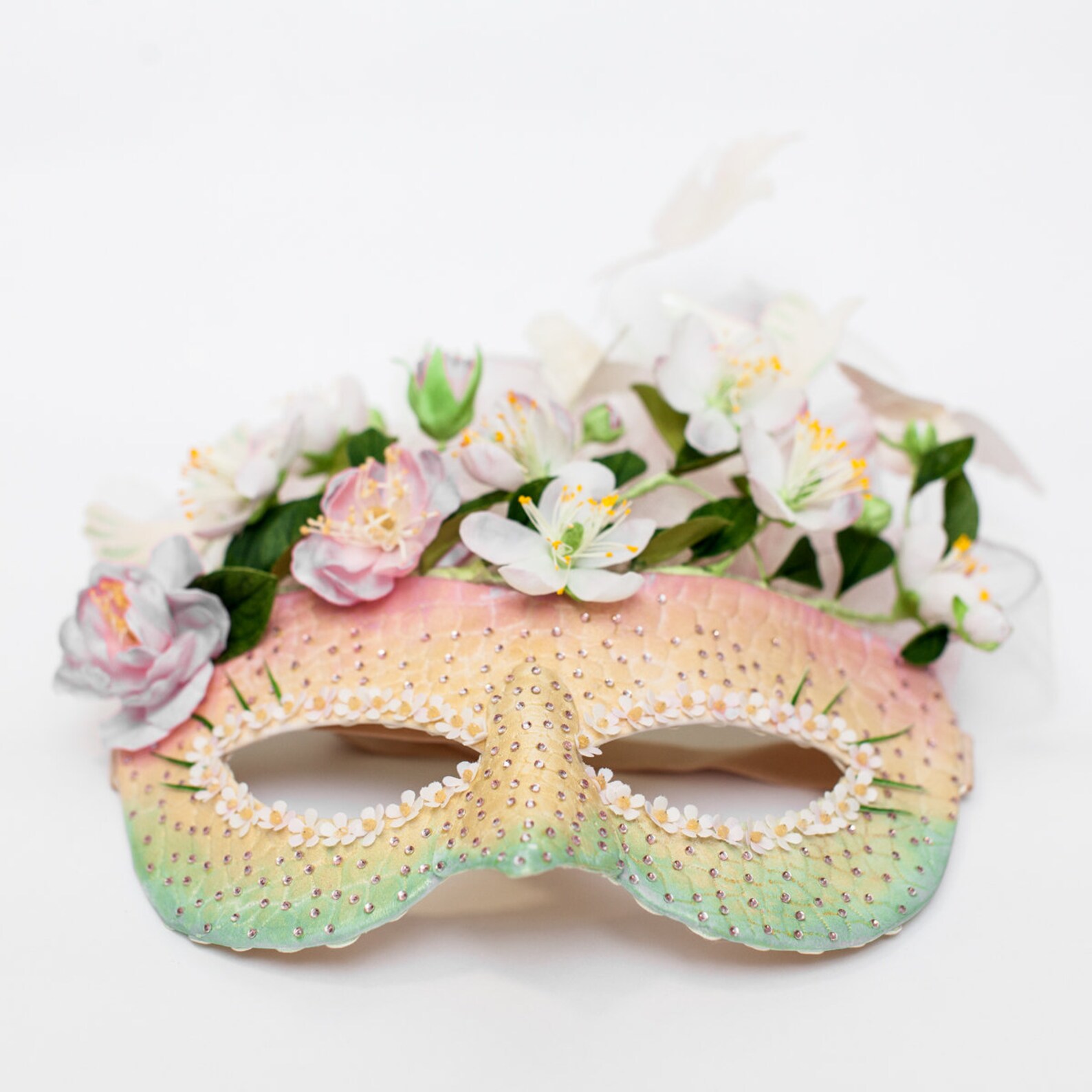 Masquerade Mask Woman Spring With Birds Having Leather-like - Etsy
