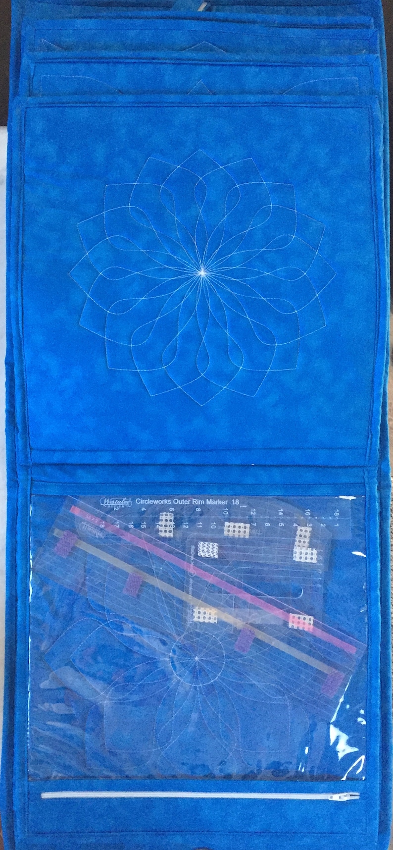 In A Spin Ruler Bag Pattern Using Westalee Ruler Foot and Rulers. - Etsy