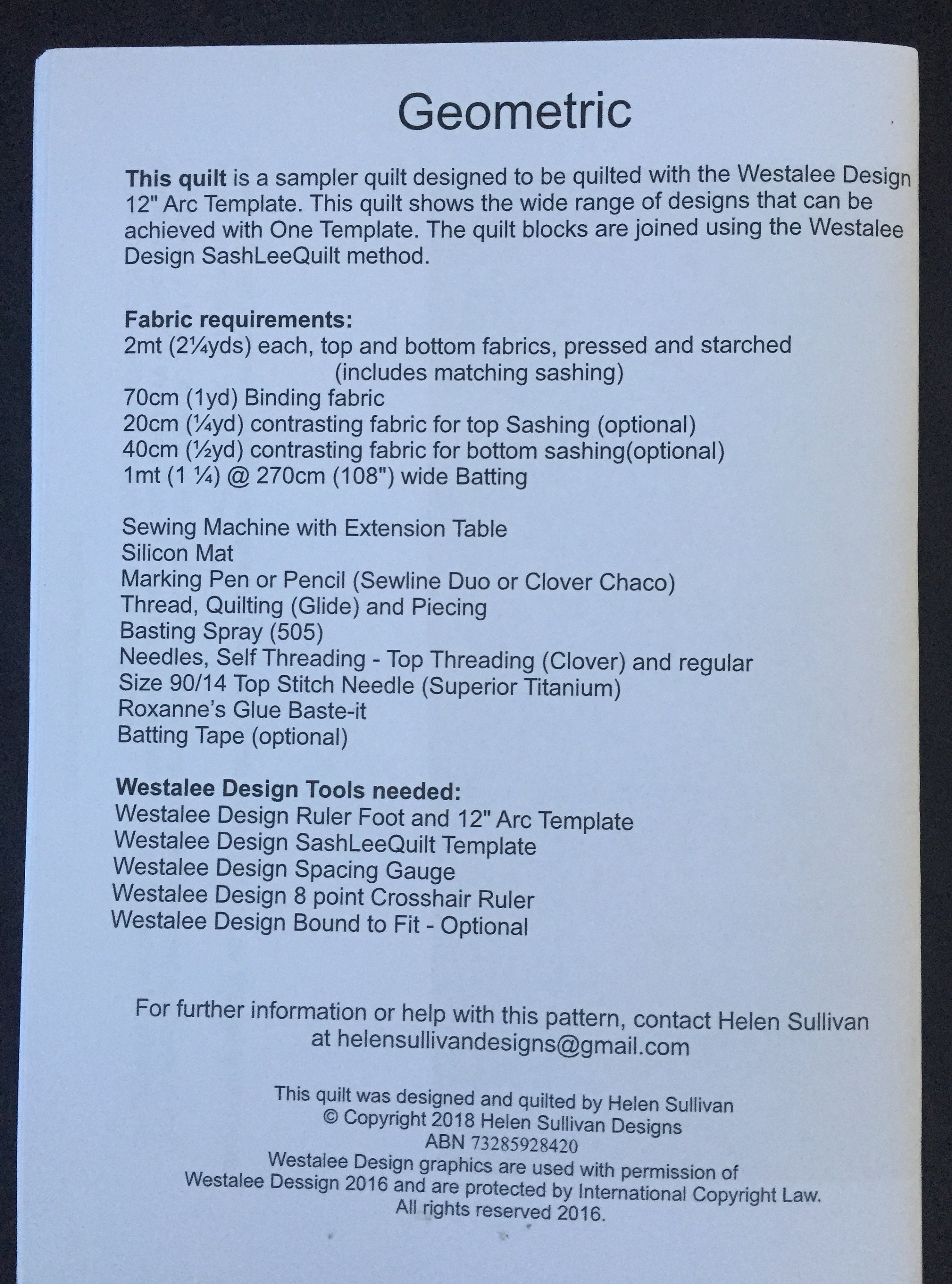 Geometric Quilt Pattern Using Westalee Ruler Foot and Rulers. - Etsy