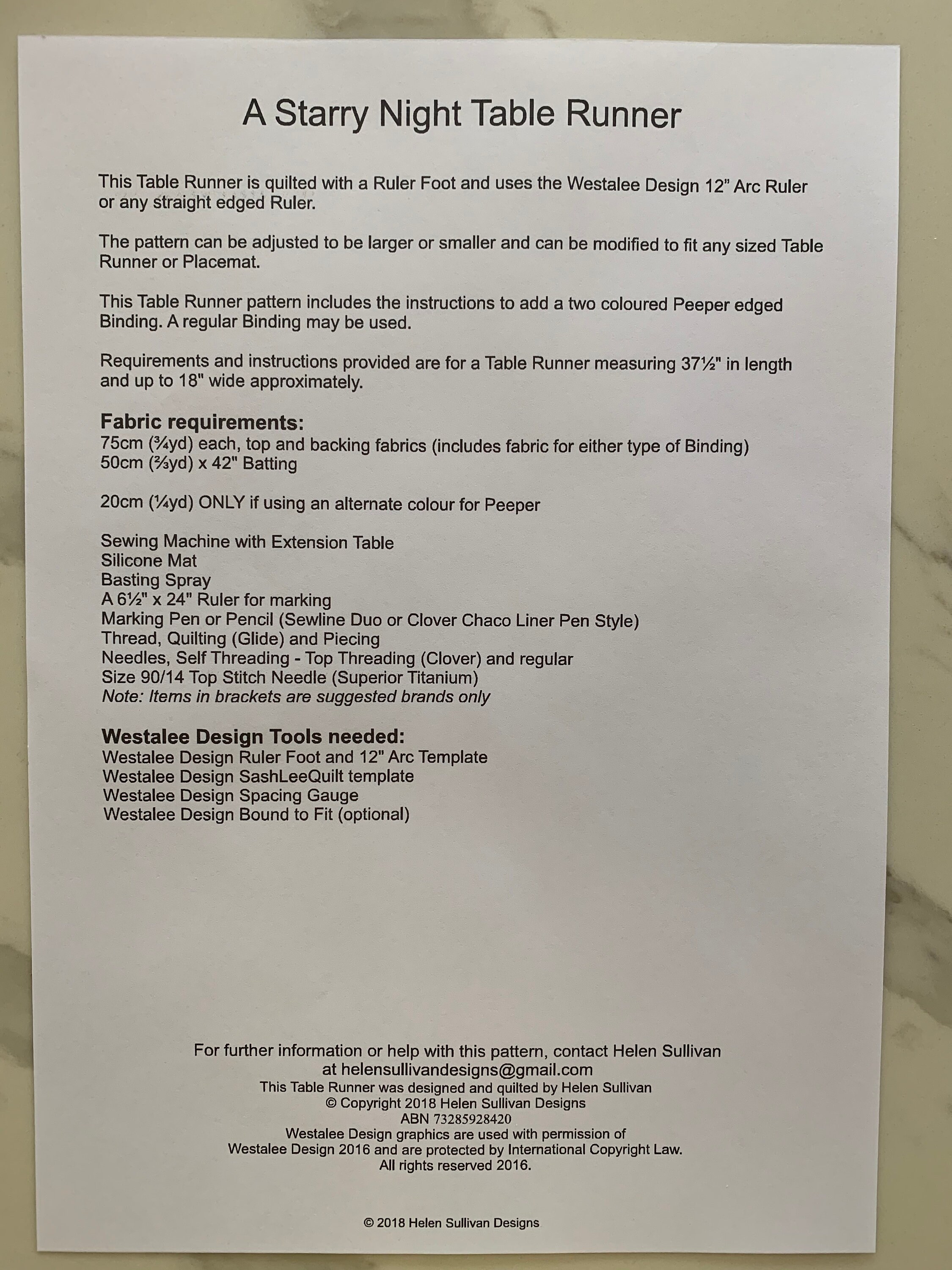 A Starry Night Table Runner - Etsy